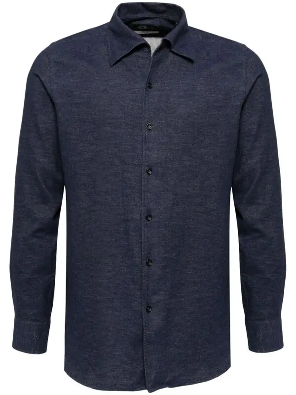MAN ON THE BOON. Button-down Collar Long-sleeves Shirt