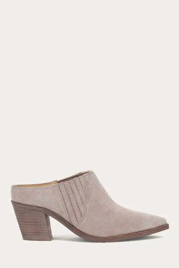 Frye Sara Western Mule - Metallic