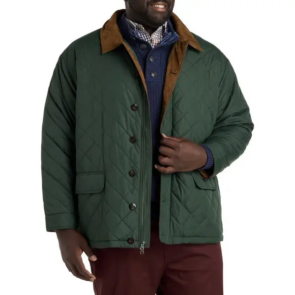 OAK HILL BY DXL Quilted Walking Coat