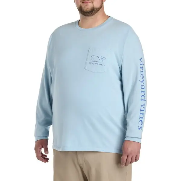 Vineyard Vines Big & Tall Whale Long-sleeve Graphic Tee