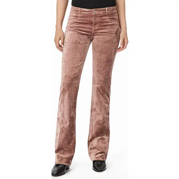 Paige Sloane Low Rise Bootcut Velvet Pants