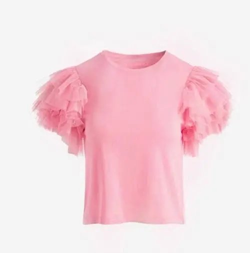 LOLA + THE BOYS Ruffle Sleeve Tee