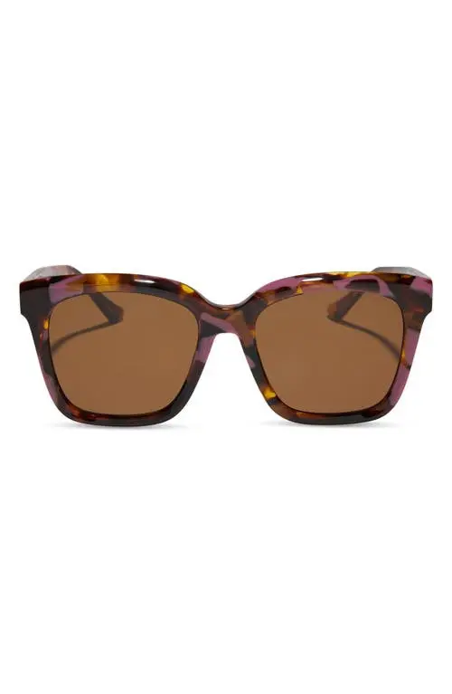 DIFF Eyewear Meredith Square Sunglasses - Brown
