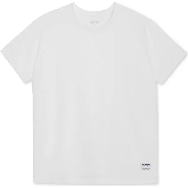DRUTHERS NYC Heavyweight Organic Cotton T-shirt - White
