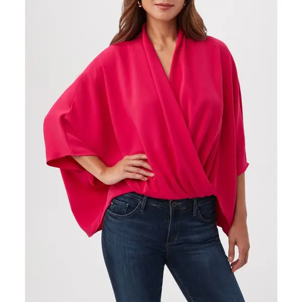 Trina Turk Concourse Blouse - Fairy Fuchsia