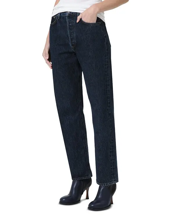 AGOLDE 90's Pinch Waist High Rise Straight Jeans
