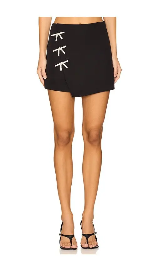 MORE TO COME Ember Mini Skirt - Black
