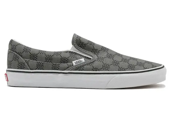 VANS Classic Slip-on Sneakers - Monogram Pewter
