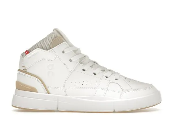 On The Roger Clubhouse Mid Sneakers - White/savannah