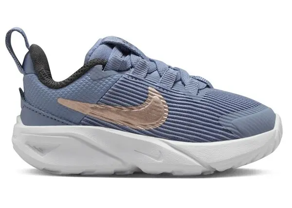 Nike Star Runner 4 Metallic Sneakers - Ashen Slate/armory Navy Blue/pure Platinum