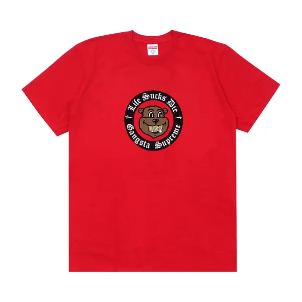 Supreme Life Sucks Die Tee - Red