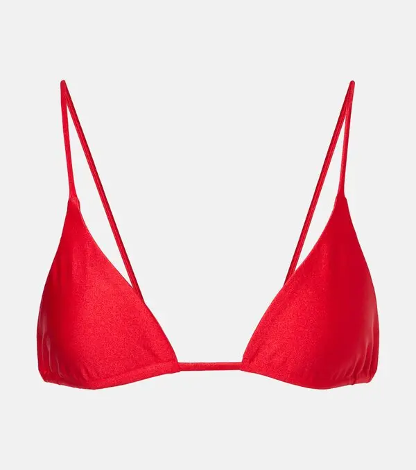 Jade Swim Via Bikini Top - Red