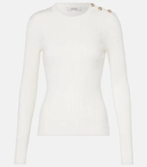 Dorothee Schumacher Essential Ease Wool-blend Sweater - White