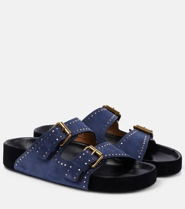Isabel Marant Lennyo Studded Suede Sandals