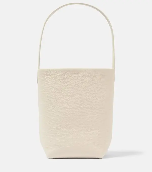 THE ROW N/s Park Small Leather Tote Bag - White