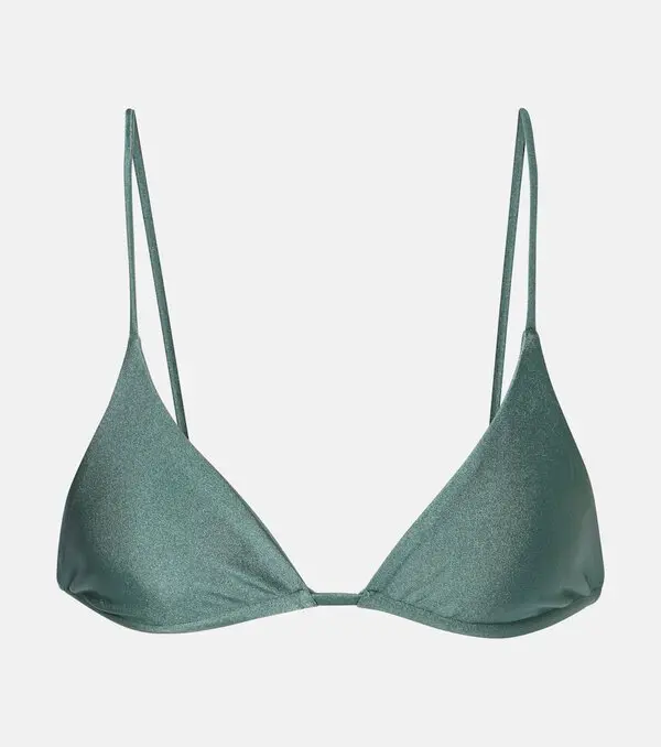 Jade Swim Via Bikini Top - Green