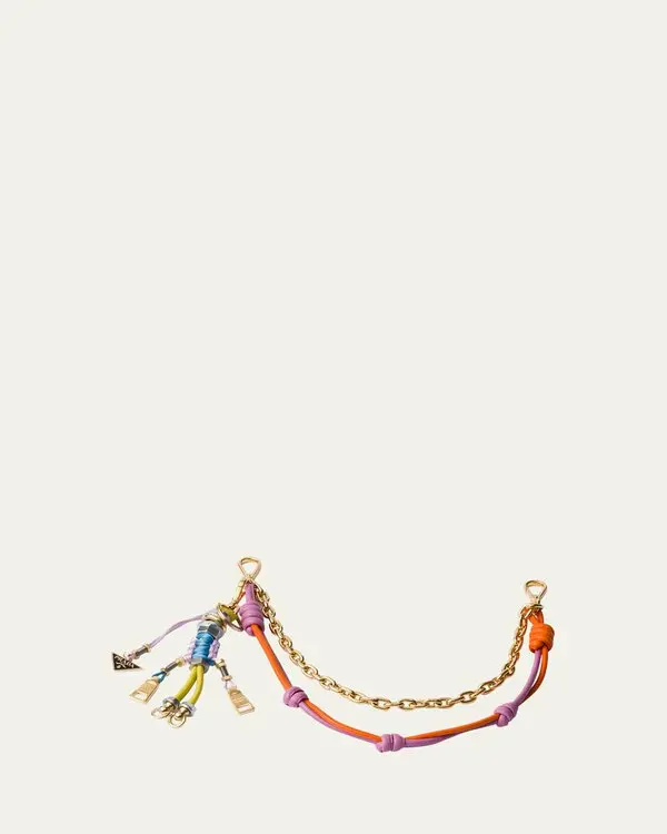 Prada Robot Bag Charm Strap - Cedro Primula