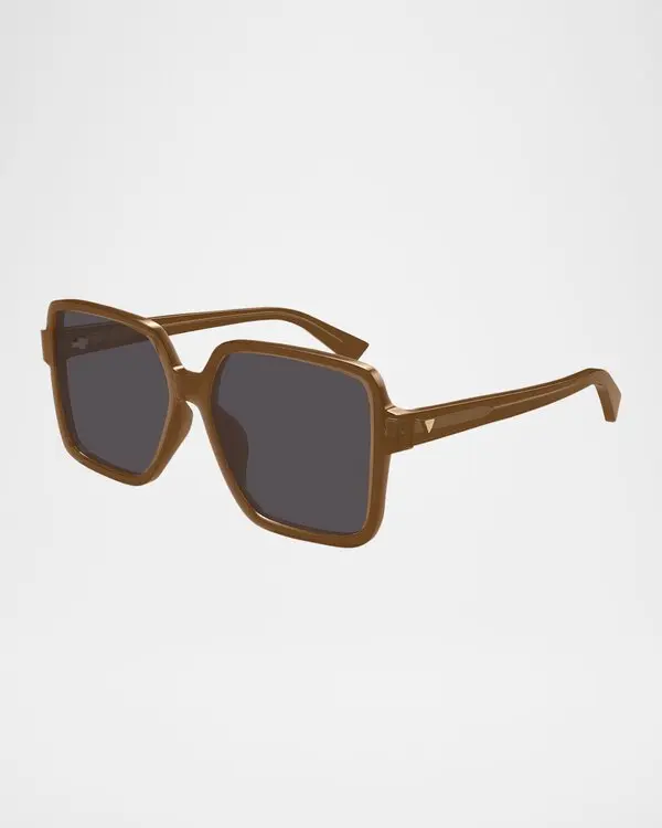 Bottega Veneta Bv1317sk Oversized Square Sunglasses