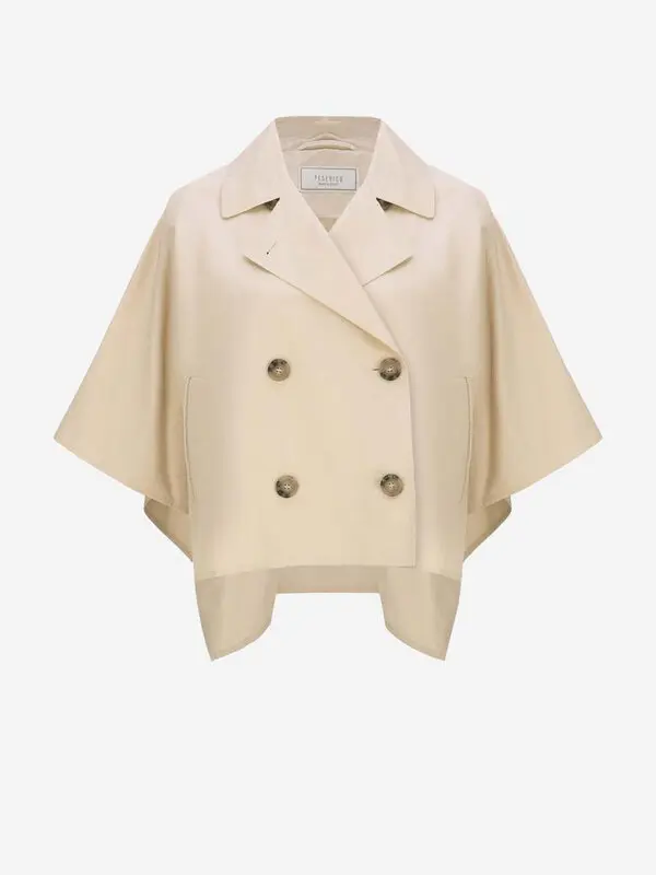 Peserico Lightweight Twill Trench Coat