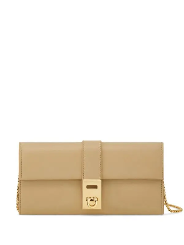 FERRAGAMO Hug Wallet - Neutrals
