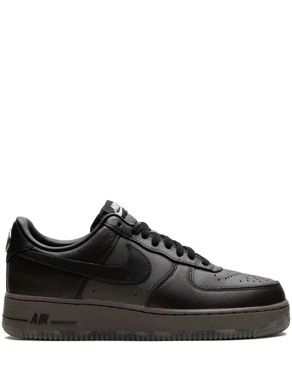 Nike Air Force 1 Leather Sneakers - Black
