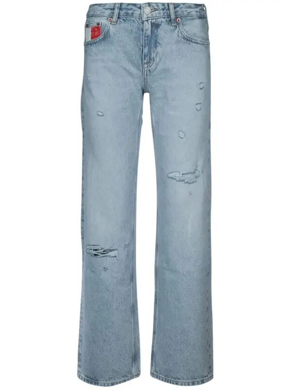 Tommy Hilfiger Distressed Flared Jeans