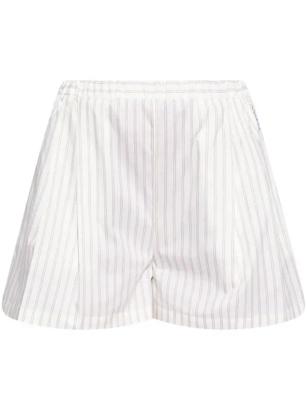 Marni Striped Shorts - White