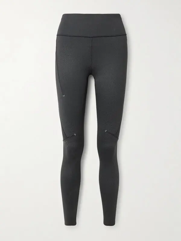On Performance Winter Brushed-stretch Leggings - Gray