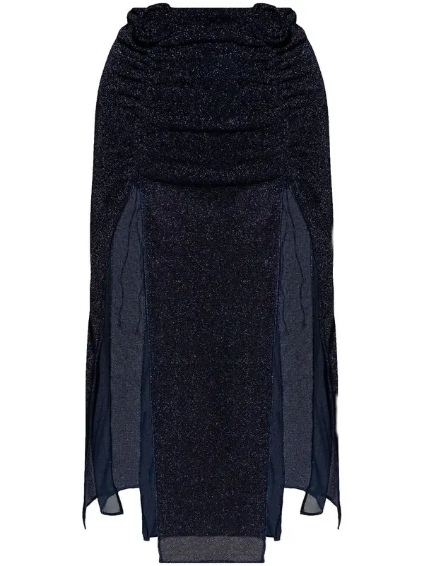 Oseree Front-slits Skirt