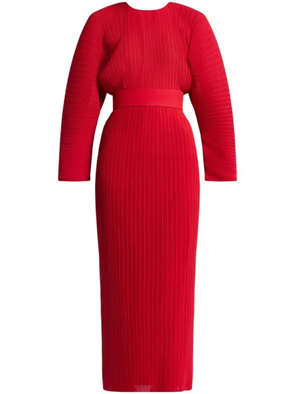 Solace London Mirabelle Maxi Dress - Red