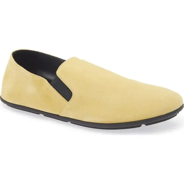 THE ROW Vincit Leather Slip-on Loafers - Wafer