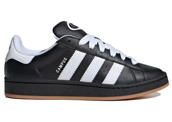 Adidas Campus 00s Sneakers - Core Black/cloud White/gum