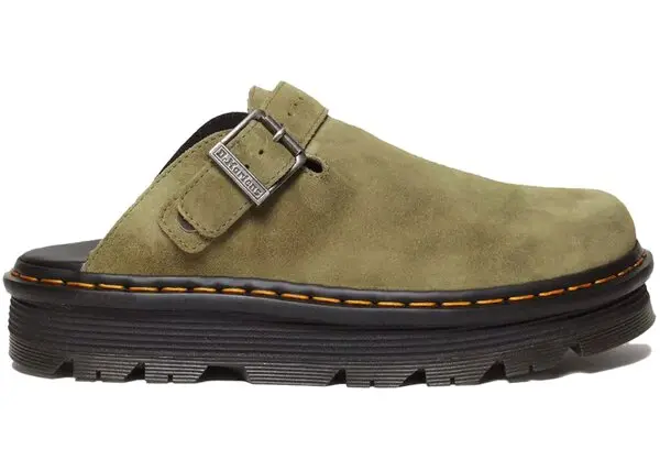 Dr. Martens Zebzag Slingback Mule - Muted Olive