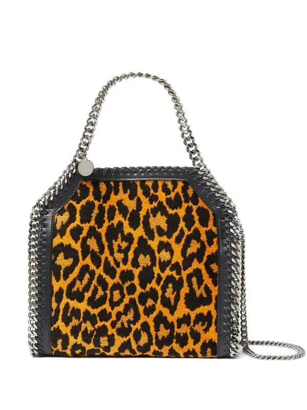 Stella McCartney Mini Falabella Leopard-print Tote