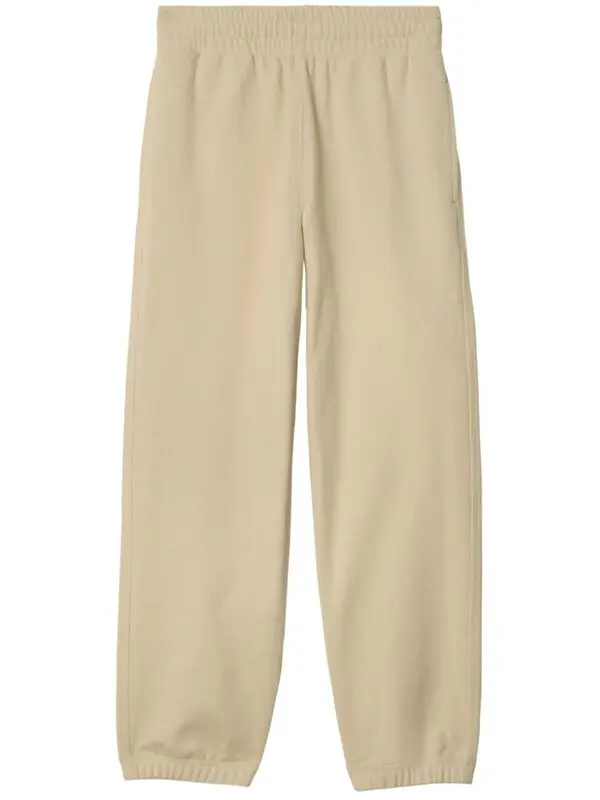 Burberry Check-label Cotton Track Pants