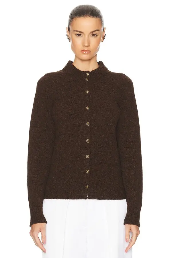 Khaite Ambre Cardigan - Chestnut