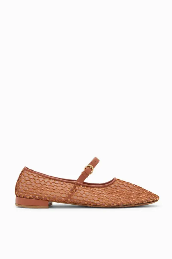Ulla Johnson Isobel Raffia Ballet Flat - Sierra