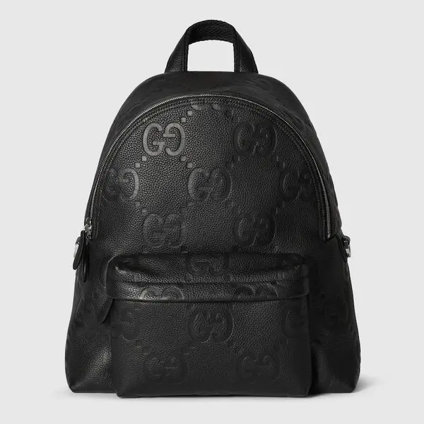 Gucci Gg Jumbo Medium Backpack - Black