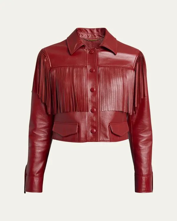 Chloé Fringed Leather Jacket