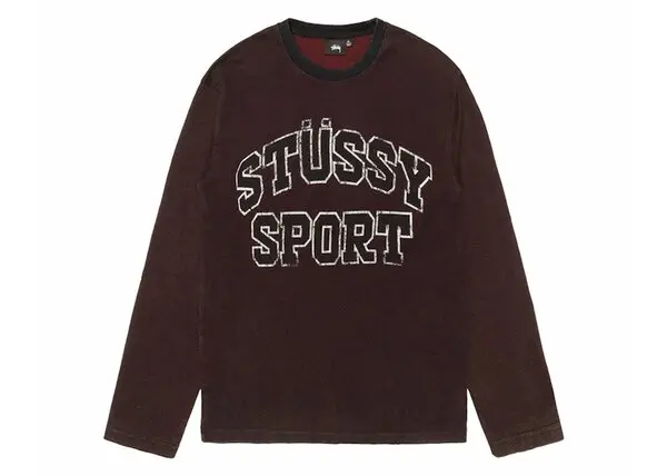 StÜssy Two Tone Cotton Mesh Crew