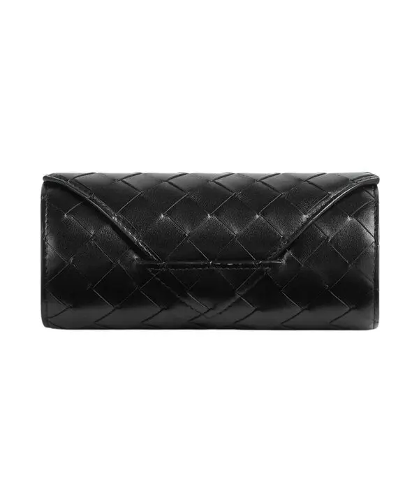Bottega Veneta Intrecciato Perfume Case - Black