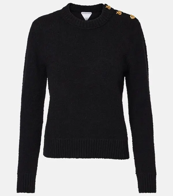 Bottega Veneta Knot Wool Sweater - Black
