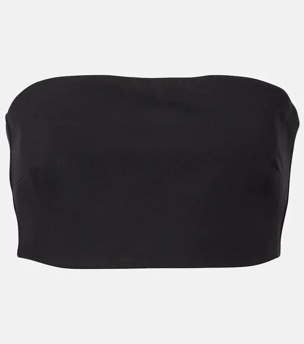 Staud Palladium Strapless Crop Top