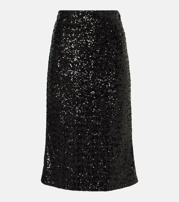 Dolce & Gabbana Sequined Midi Skirt