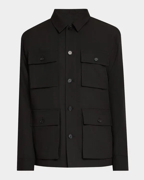 Vince Tropical Wool Field Jacket