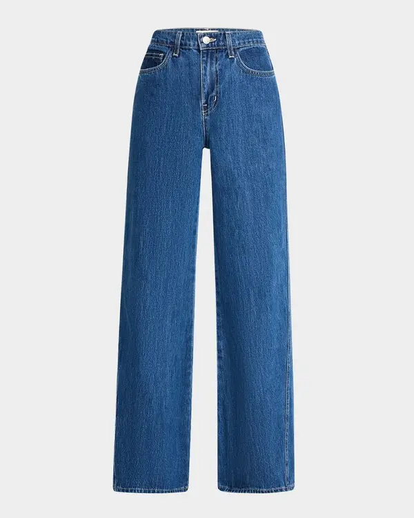 L'Agence Beau Wide-leg Jeans - Glendora