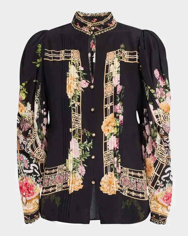 Camilla Draped Sleeve Blouse