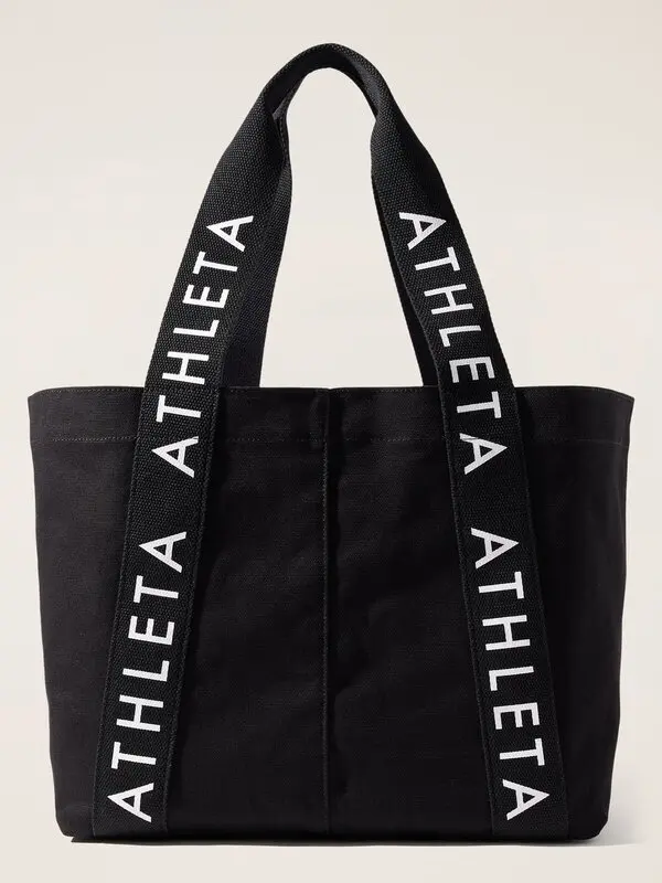 Athleta Logo Tote Bag - Black