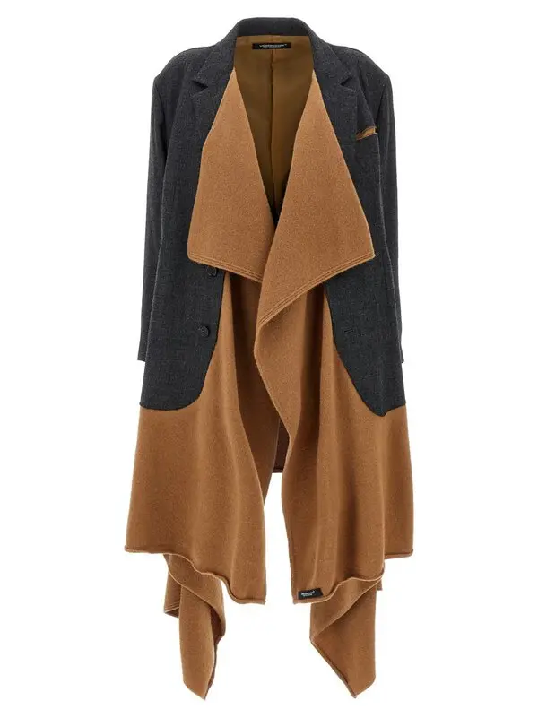 UNDERCOVERISM Shetland Wool Shawl Blazer - Multicolor