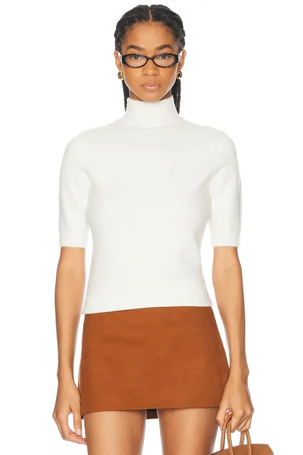 SEROYA Yael Knit Top - Eggshell